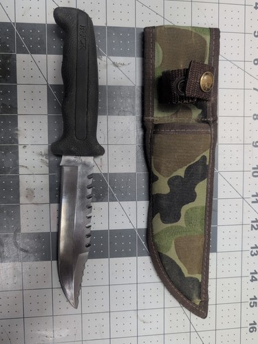 Buck 639 Field Mate Knife with Camo Sheath Made in USA 1987. (#11177 ...