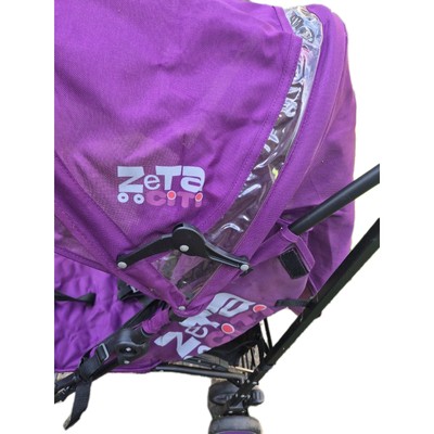Purple Pushchair Stroller For Toddlers Baby Girl Age 1-3 Lightweight ...