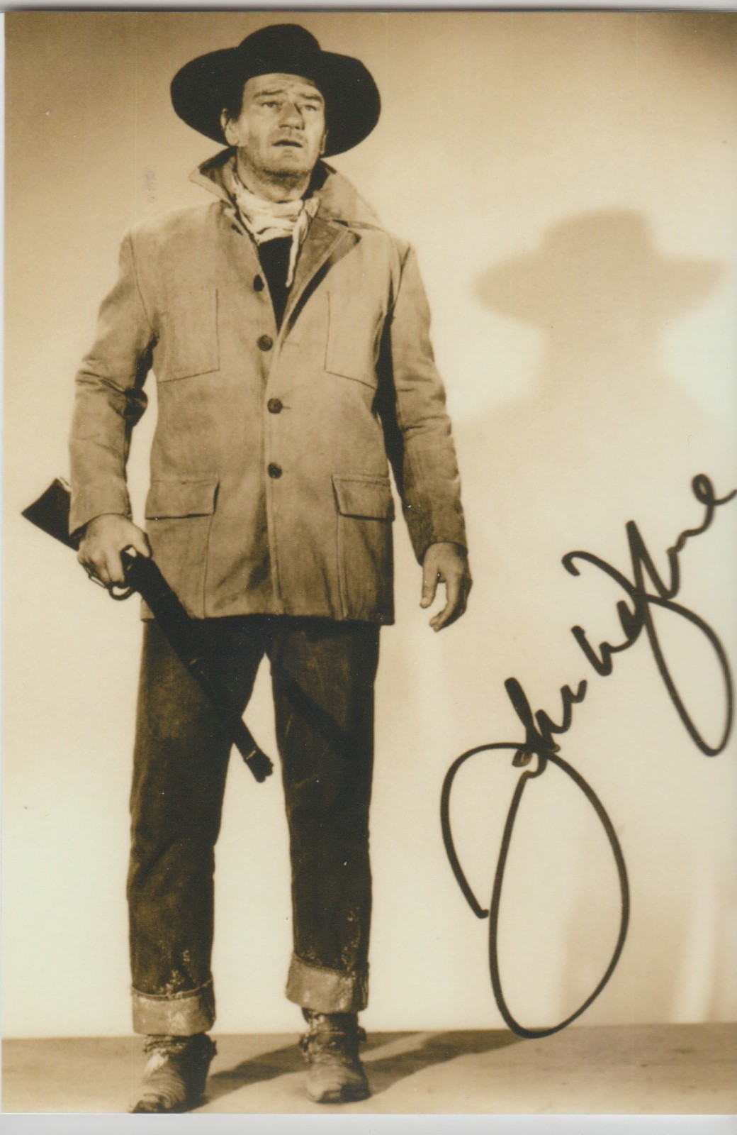 John Wayne Autograph - 4x6 Re-Print #1204 | eBay