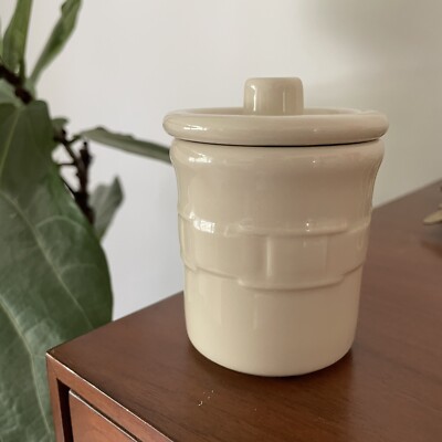 Longaberger Condiment Crock - Ivory | eBay