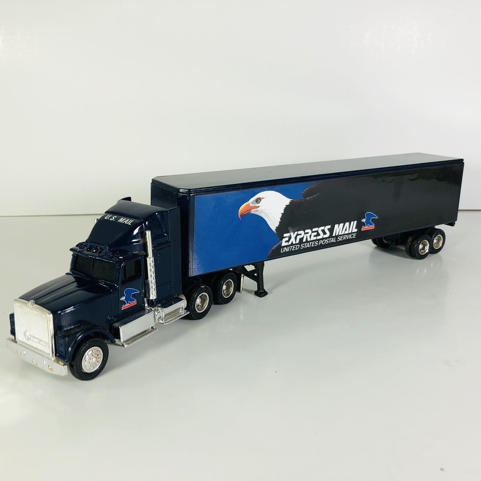 US Postal Express ERTL Tractor Trailer Diecast International Navistar 1 ...