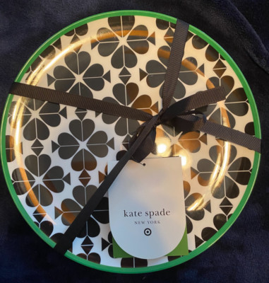 NEW Kate Spade New York x Target 4pc Melamine Dinner Plate Set In Hand ...