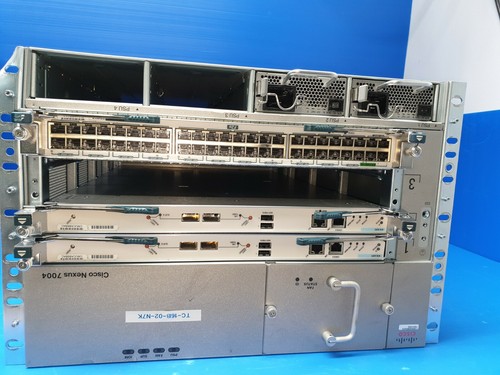 Cisco N7K-C7004 Nexus 7004 4-Slot Switch Chassis w/ N7K-F248XT-25E, N7K ...