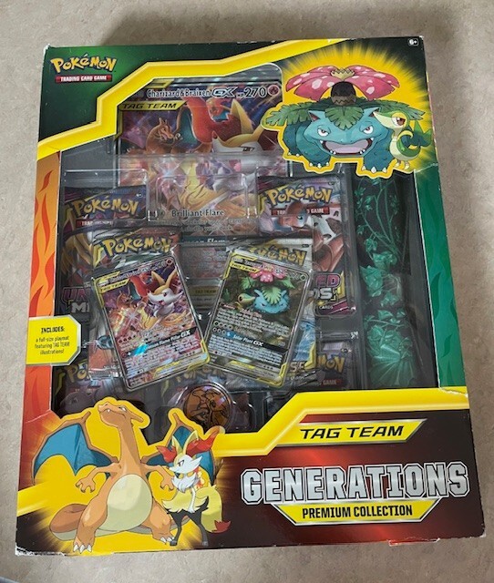 BRAND NEW POKEMON TAG TEAM GENERATIONS PREMIUM COLLECTION w/ PLAYMAT ...