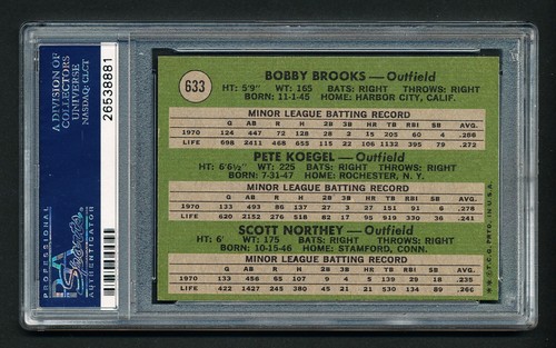 1971 Topps - 1971 Rookie Stars Pete Koegel, Bobby Brooks, Scott Northey ...