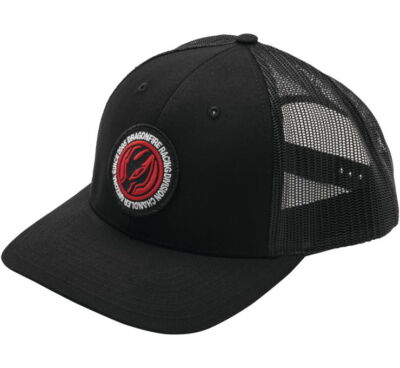 Dragonfire Racing Circle Logo Snap Hat One Size Black 523130 | eBay