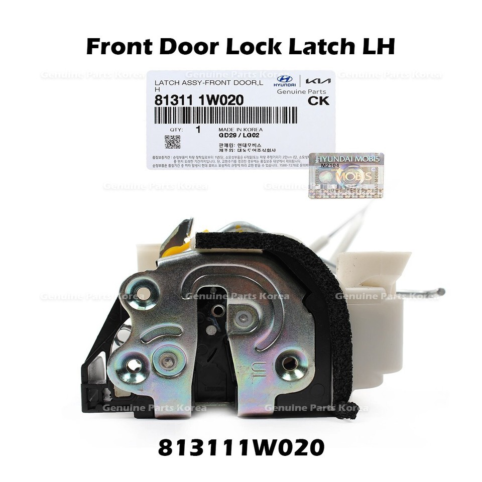 ⭐Genuine⭐ Front Door Lock Latch LH 813111W020 for Kia Rio | eBay