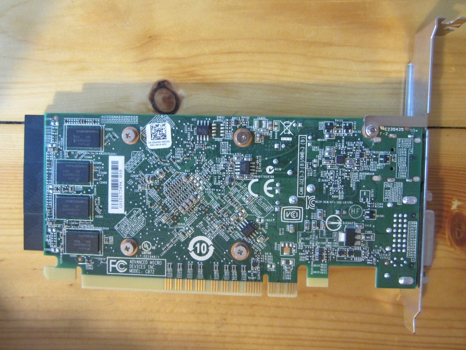 Dell AMD Radeon R7 350X 4GB GDDR3 PCIe 3.0 FULL SIZED Video Graphic ...