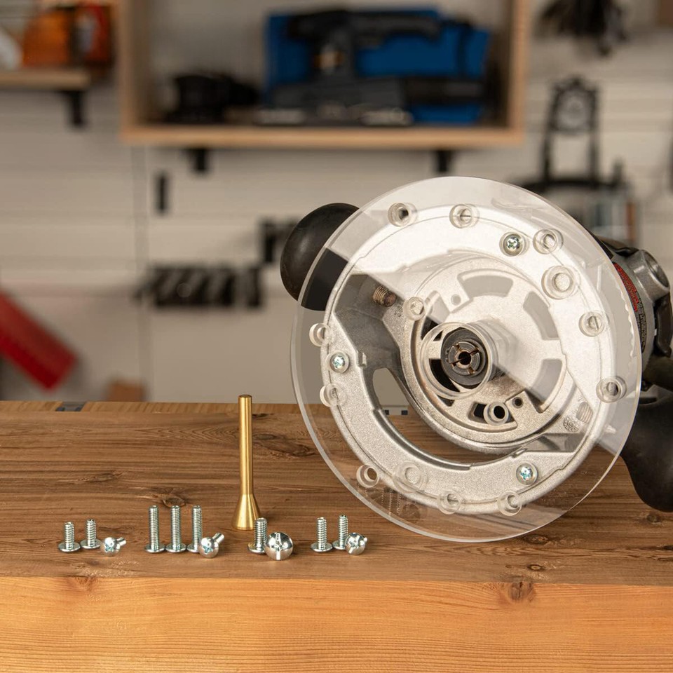 Router Base Plate Universal with Centering Pin for Freud FT2000E Router ...