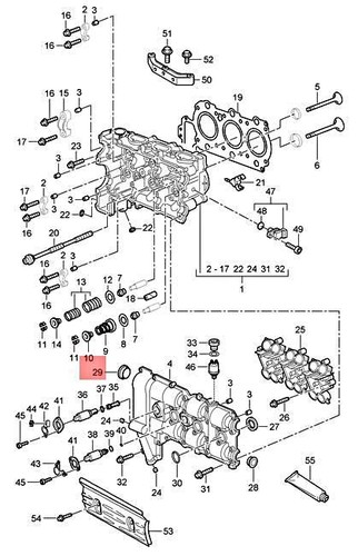 Genuine PORSCHE 911 Boxster Carrera Cayman Porsche 986 987 End Cap ...