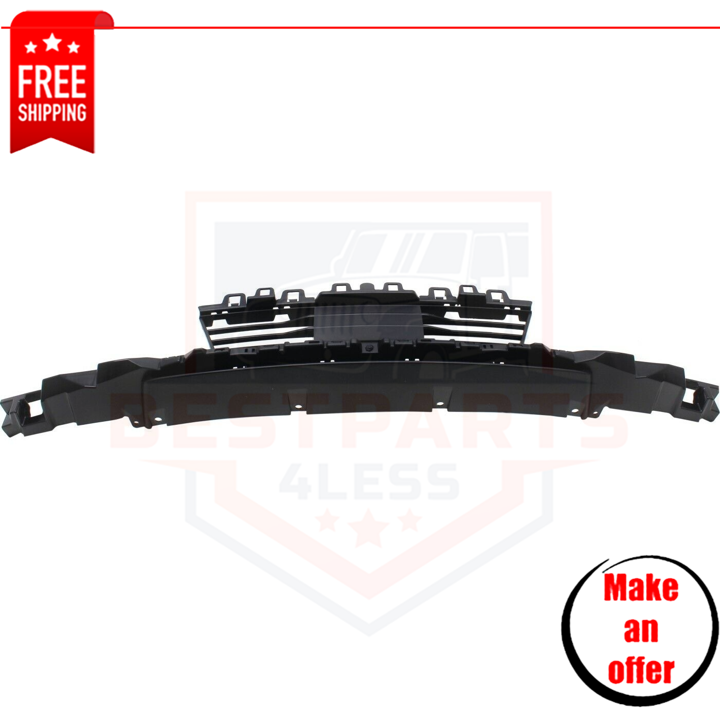 Bumper Grille BM1036165C 51117386153 black CAPA for BMW 320 328 330 ...