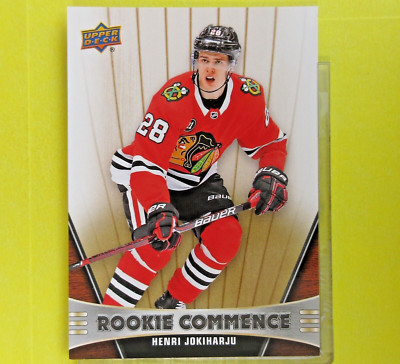 HENRI JOKIHARJU 2018-19 ROOKIE COMMENCE #RC-HJ Chicago Blackhawks | eBay