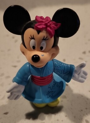 Disney Minnie Mouse In Kimono Epcot Center Toy Vintage Mini Action ...