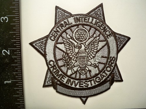 Rare Federal Central Intel Crime Invest Seal Patch Washington DC ...