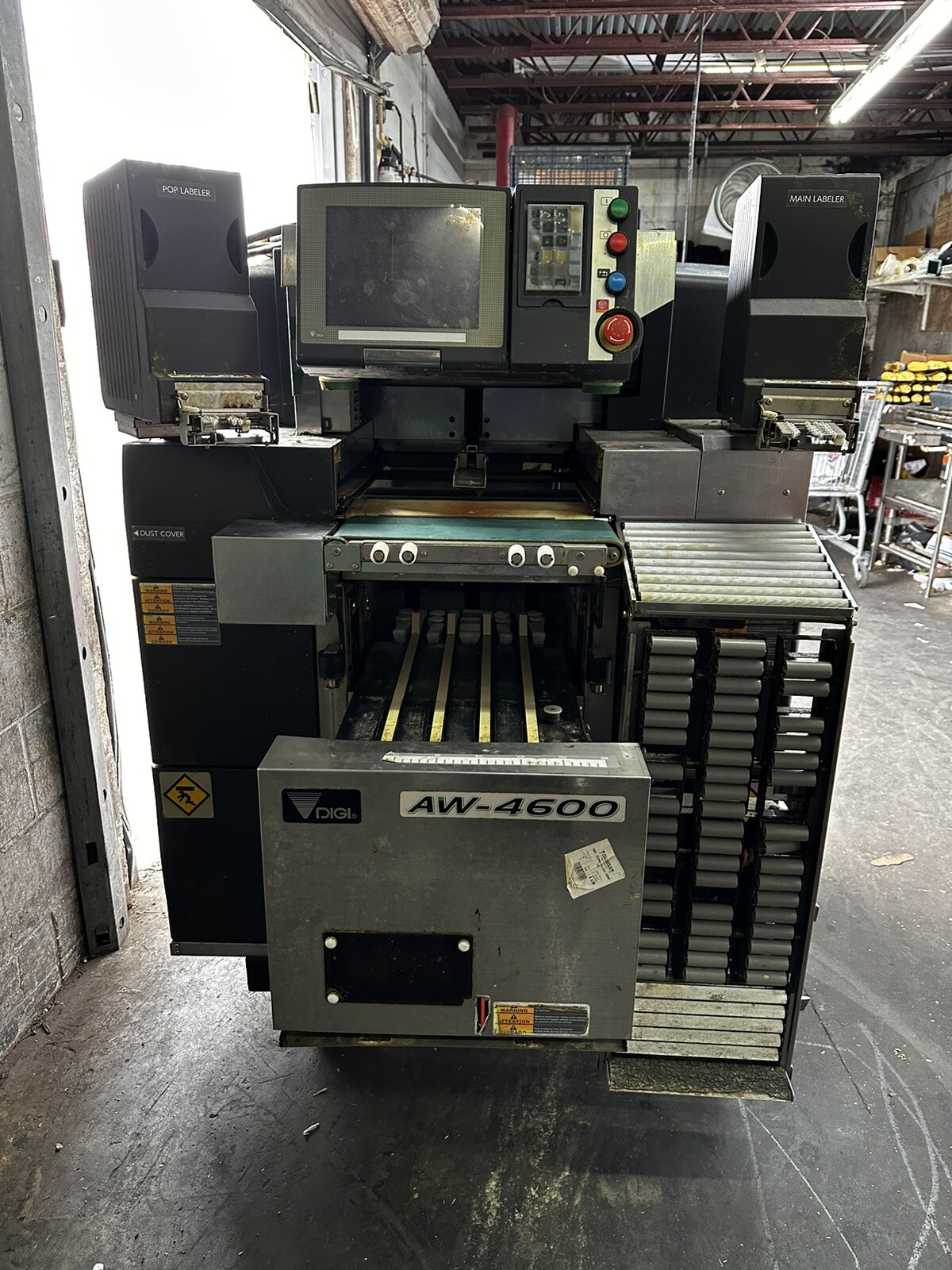 Used Teraoka Digi AW4600 AT Automatic Meat Wrapping System / Weight ...