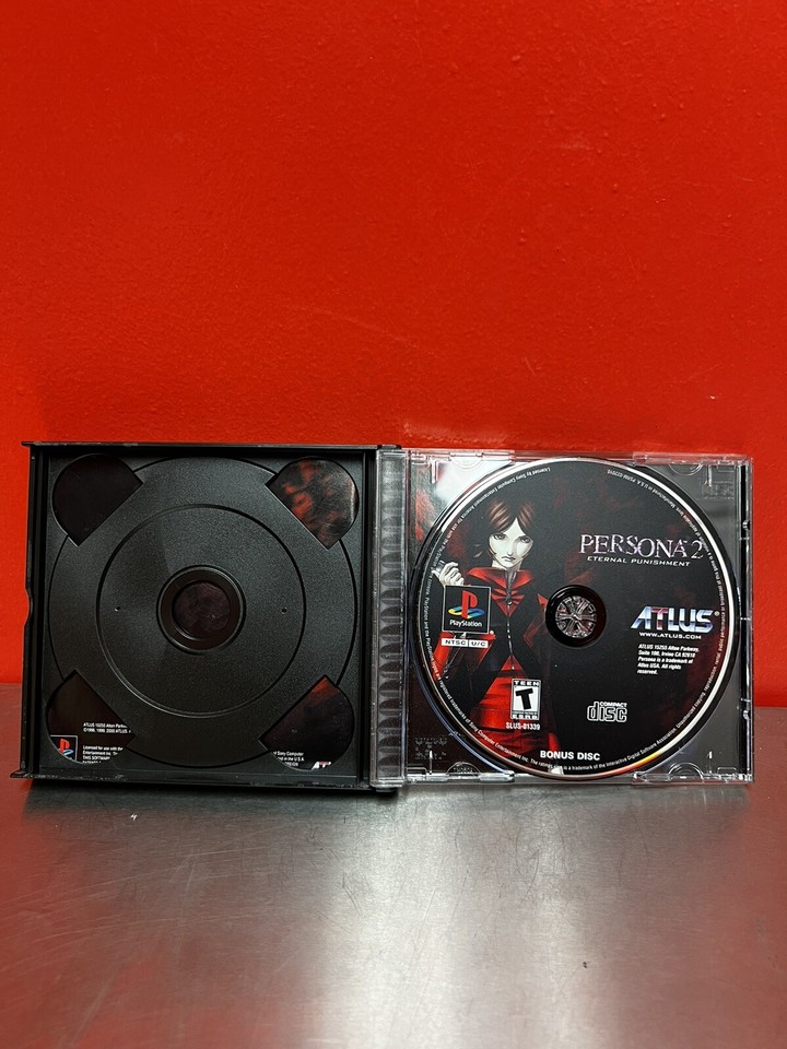 Persona 2: Eternal Punishment Playstation 1 No Game Disc! Manual ...