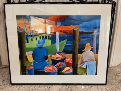 Stunning Giclee Hand-Signed Artwork by Artist Ivey Hayes, Framed, 26 ...
