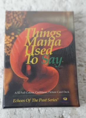 Things Mama Used To Say - 52 Jamaican Proverb Flash Card Set. Original ...