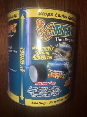 Titan Tape The Ultra Flexible Tape Stops Leaks Sealing Patching Repairs ...