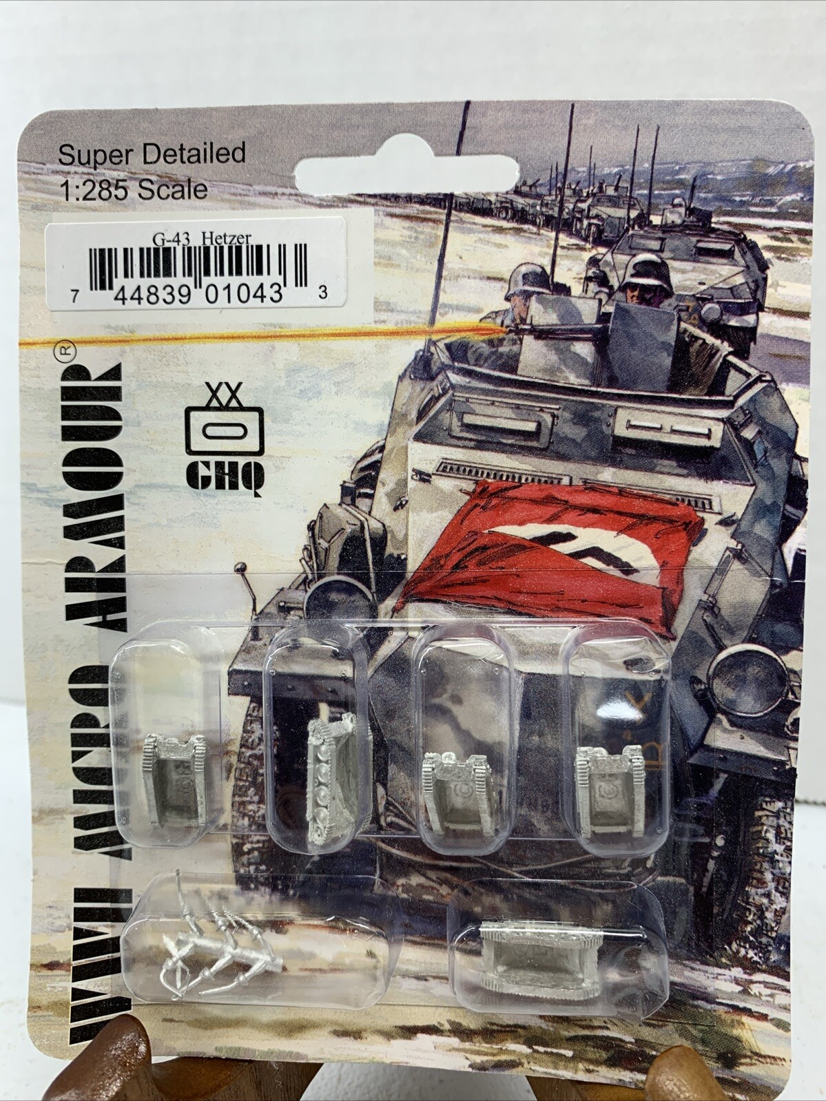NOS GHQ WWII Micro Armour Russia 1/285 G-43 Hertzer | eBay