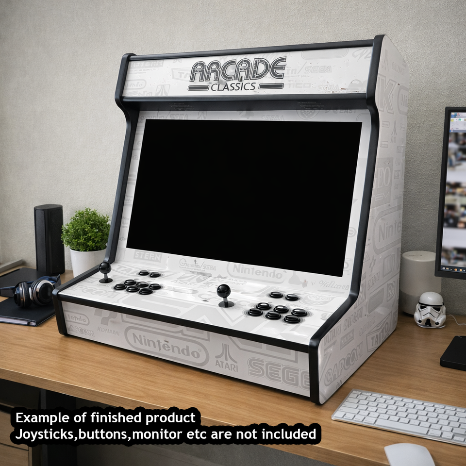 Bartop Arcade Cabinet Kit - for a 24", 16x9 Monitor - Custom Arcade ...