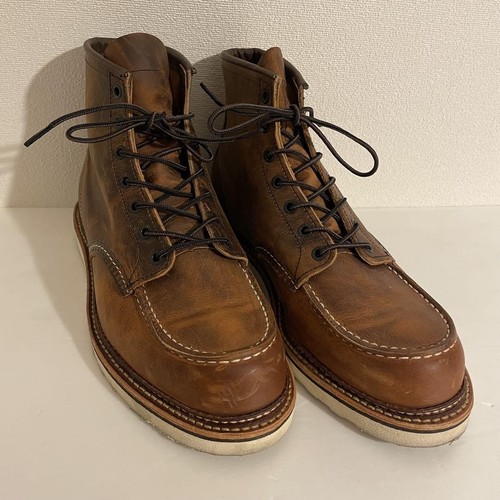 Red Wing 1907 Moc Toe Work Boots Men's US10.5 D Brown Rough & Tough ...