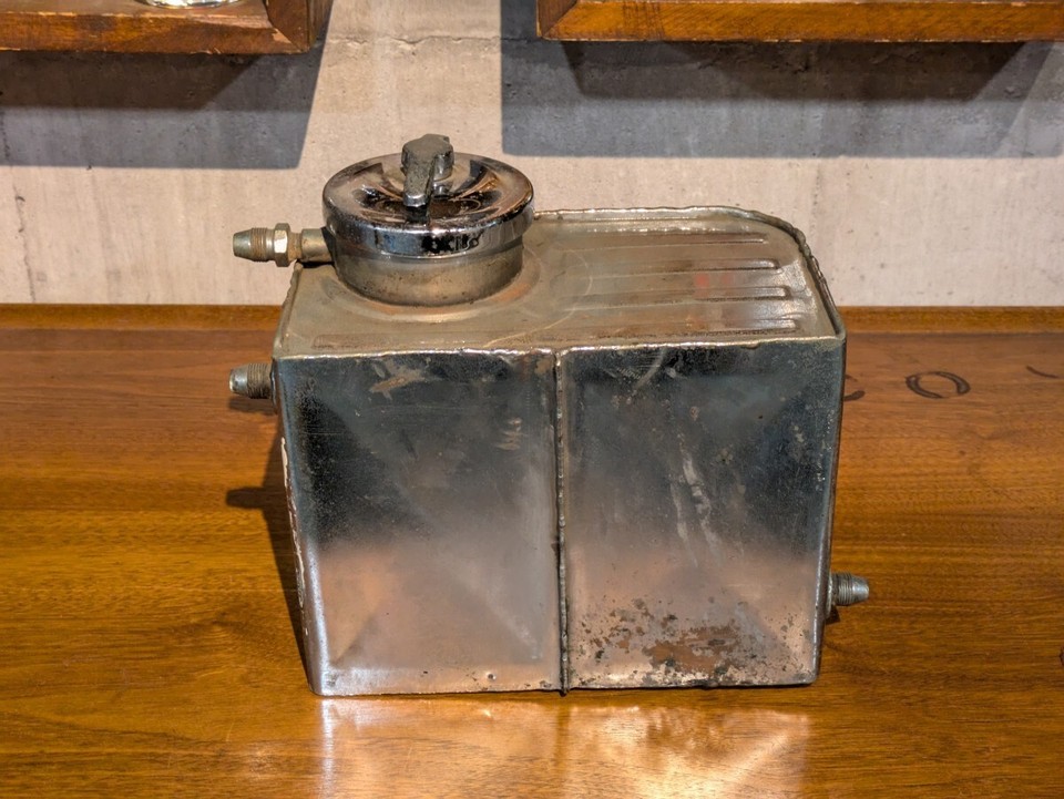 Police Oil Tank Vintage Plated Harley Davidson Flh Pan Head Chopper | eBay