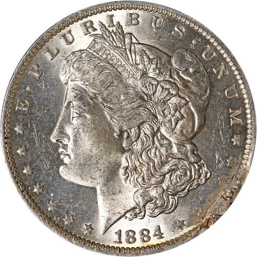 1884-O Morgan Silver Dollar - Error - Planchet Defect Great Deals From ...