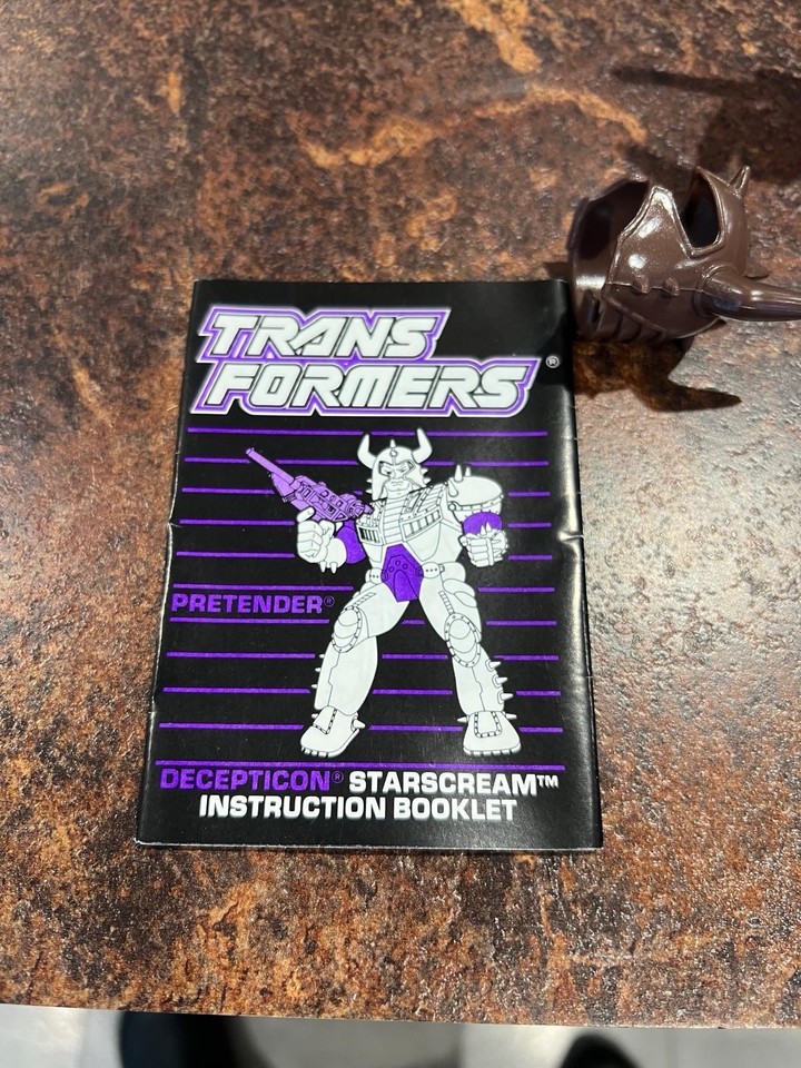Transformers G1 Pretender Starscream | eBay UK