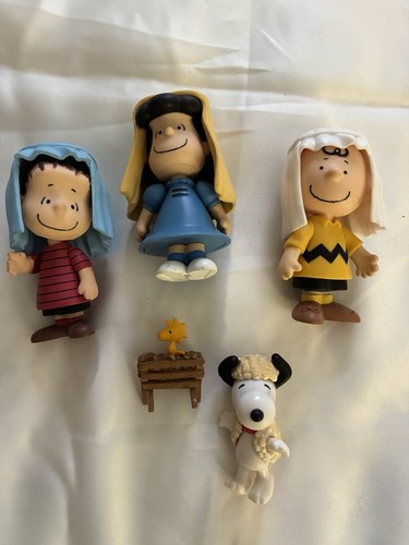 PEANUTS Nativity CHRISTMAS PAGEANT Charlie Brown Lucy Linus Snoopy Woodstock | eBay