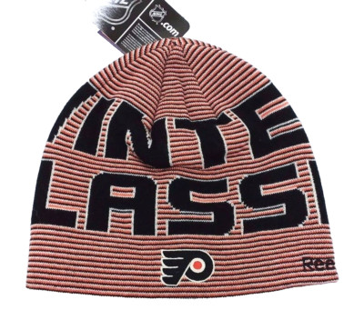 PHILADELPHIA FLYERS Winter Classic Rev Knit Beanie Hat Ski Winter Cap ...