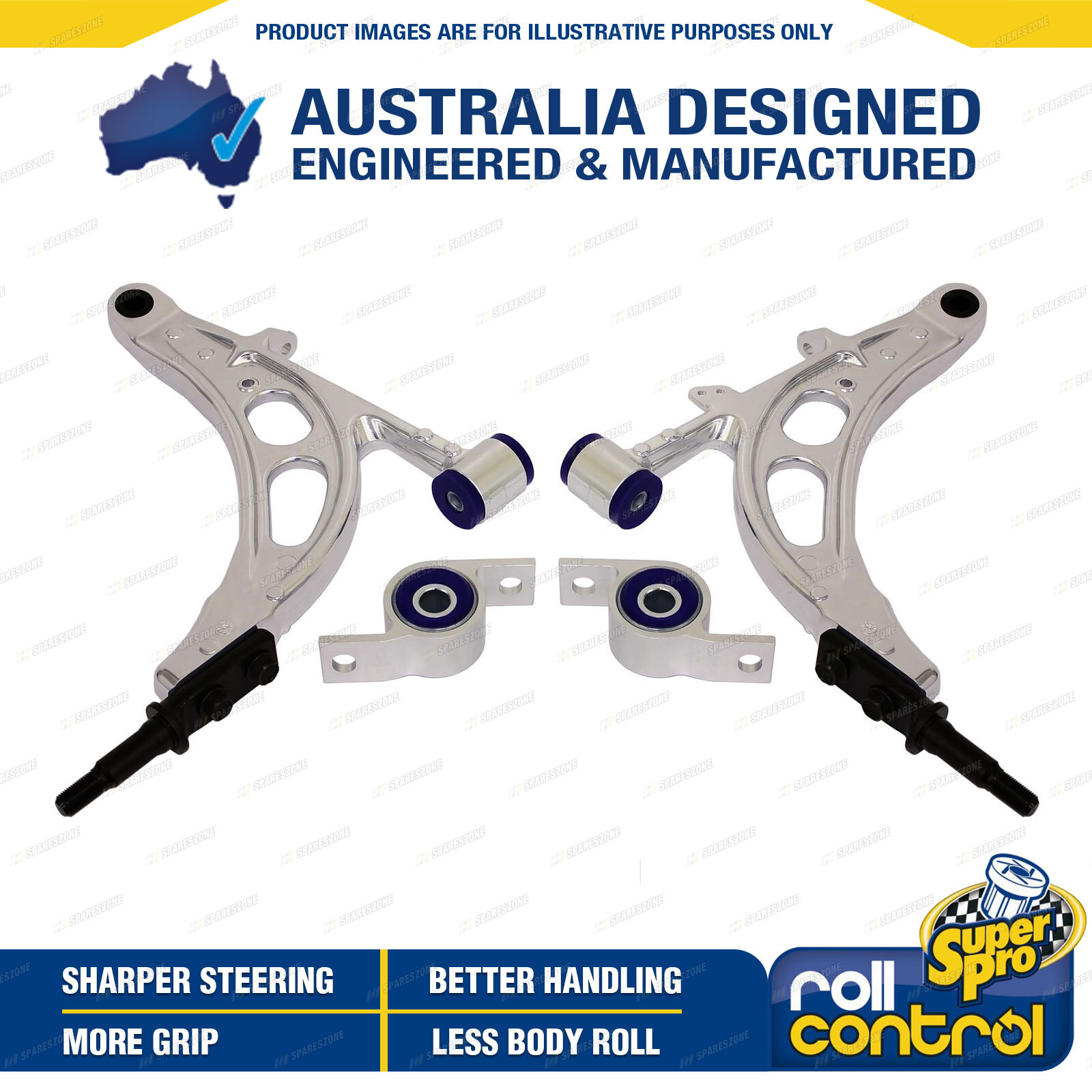 FR Alloy Low Control Arm Assy Bracket Anti Lift Bushes for Subaru ...