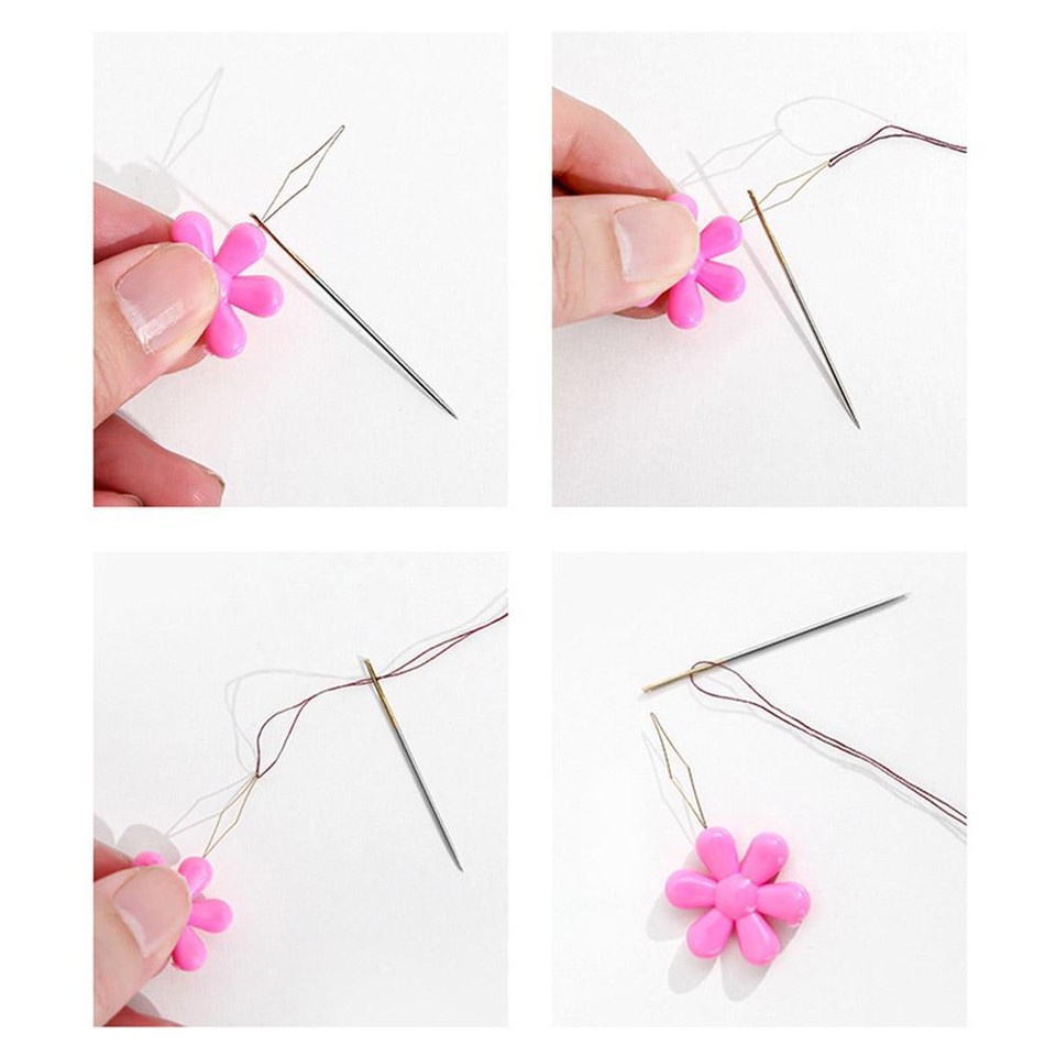 Needle Threader Stitch Insertion Tool for Sewing Machine Plastic Wire ...