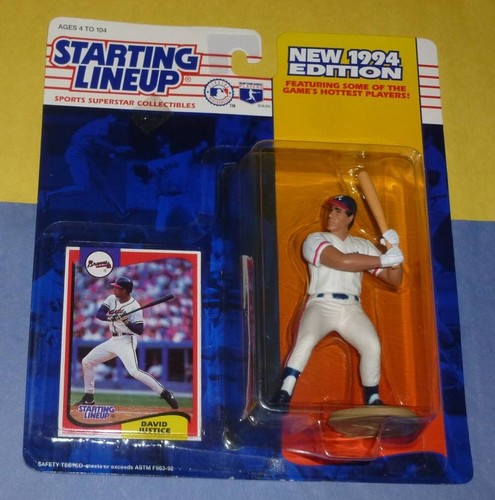 1994 DAVID JUSTICE Atlanta Braves #23 Starting Lineup | eBay