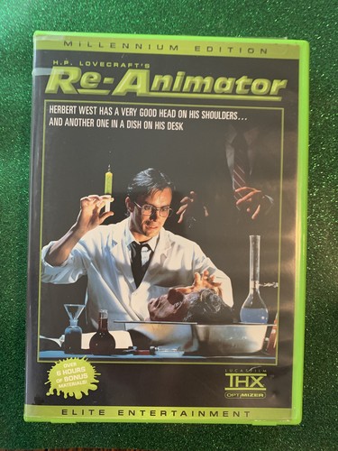 Re-Animator DVD 2-Disc Millennium Edition H.P. Lovecraft 6hr Bonus ...