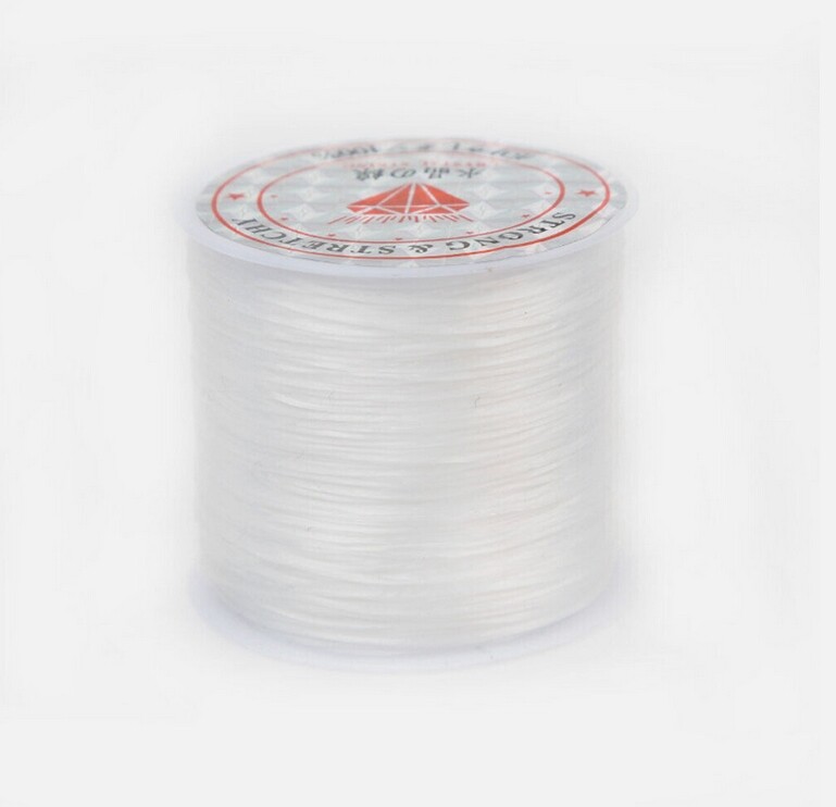 1-10x 10M Clear Bead Cord Crystal Elastic Stretchy Bracelet String for ...