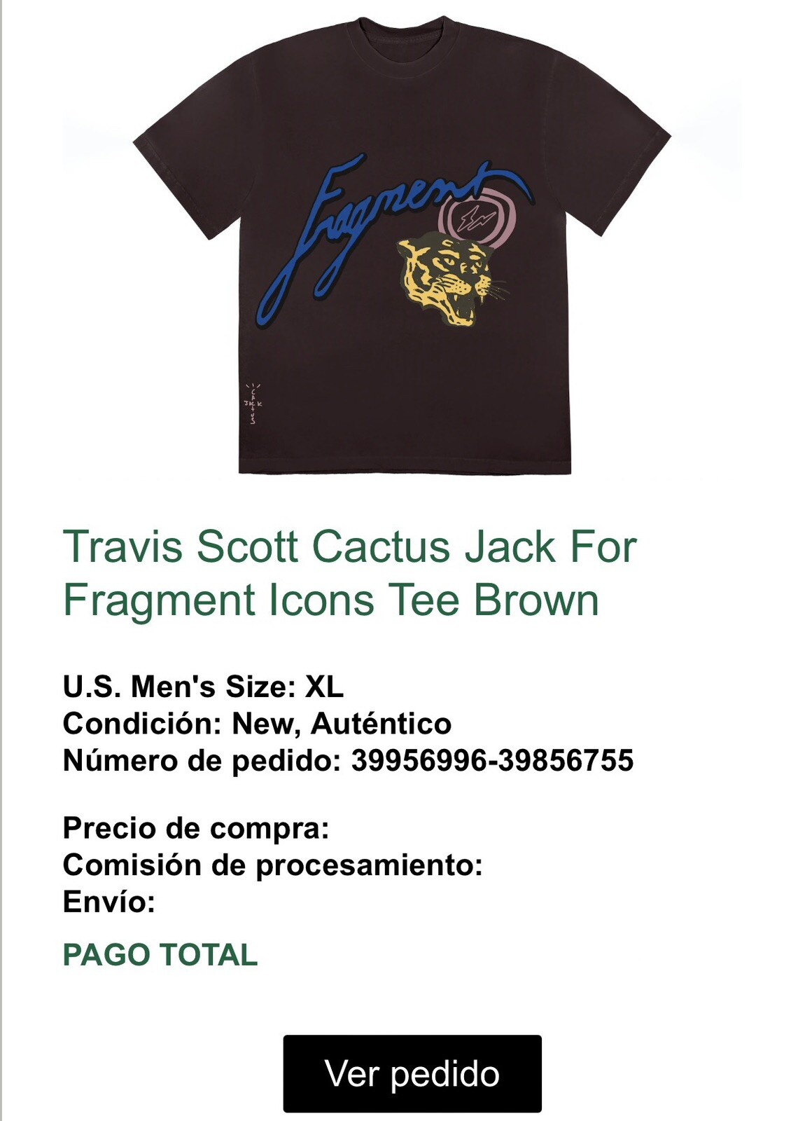 Travis Scott Cactus Jack x Fragment Icons T-shirt - Gem