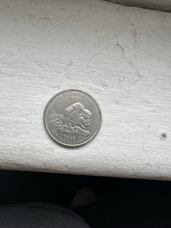 2005 Kansas Quarter Error “legs. | eBay