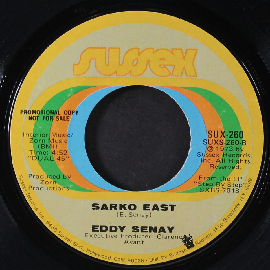 EDDY SENAY: safari / sarko east SUSSEX 7" Single 45 RPM | eBay