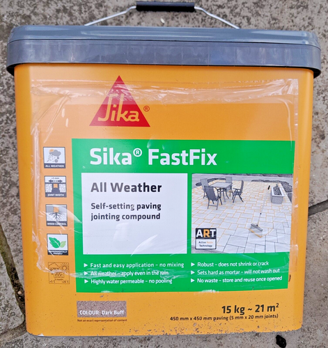 Sika FastFix All Weather Self Setting Paving Jointing Compound 15kg ...