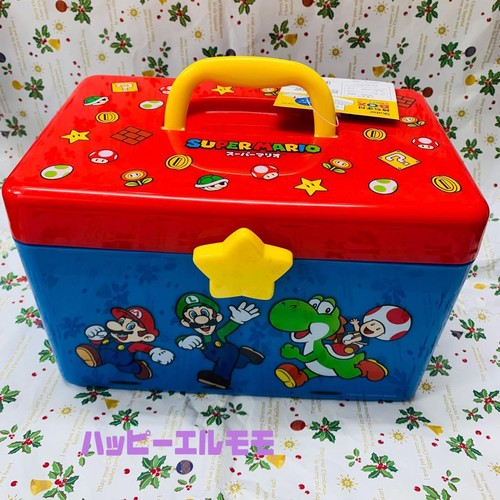 Super Mario Handle Box Storage With Divider Tray | eBay