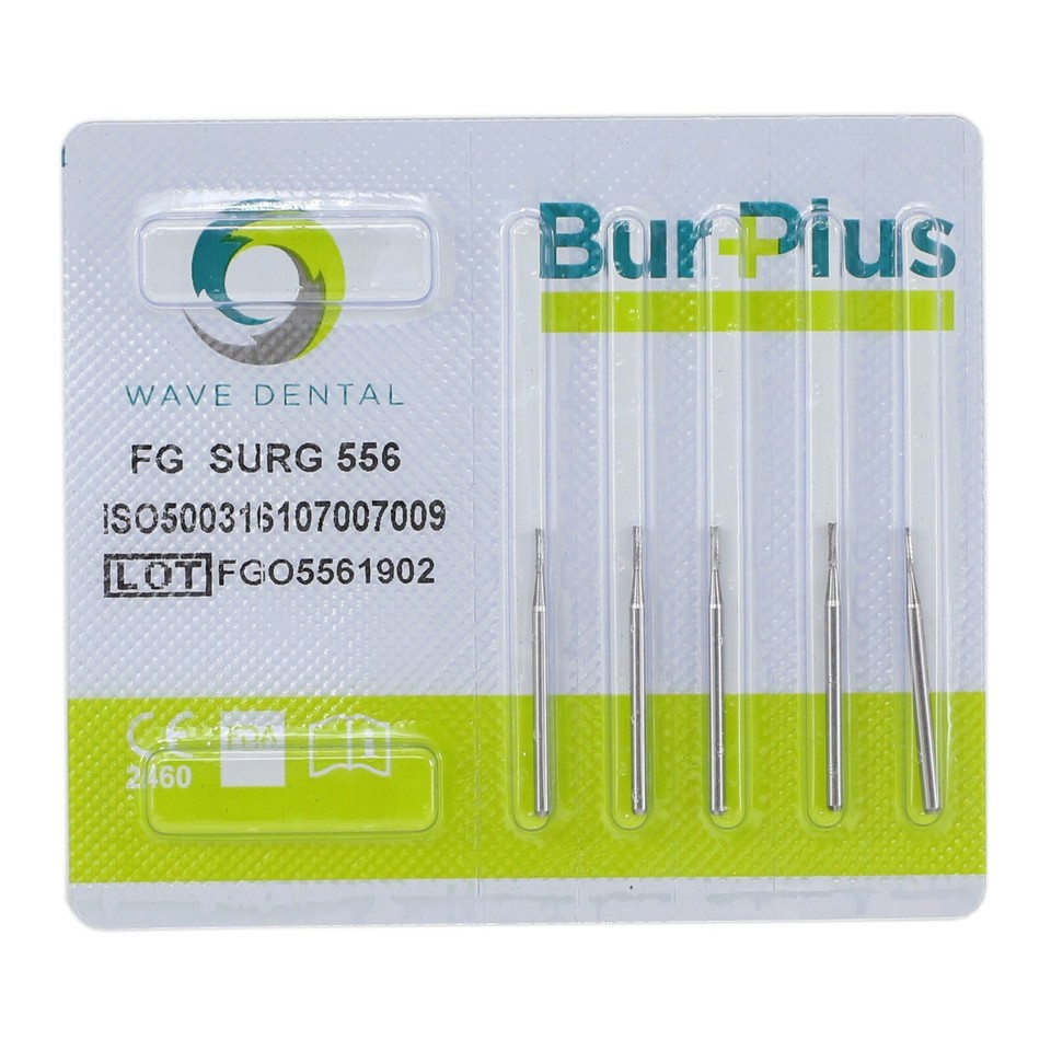 Wave Dental Carbide Surgical Burs 557 557L 702 701 FG High Speed Long ...