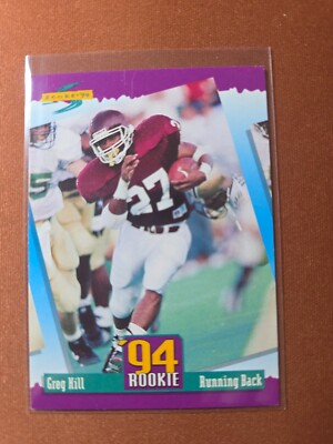 1994 Score - Greg Hill #283 (RC) | eBay