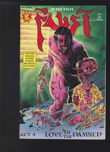 Faust Vol 1 ACT #4 "Love Of The Damned" Horror Comic Book by NorthStar ...