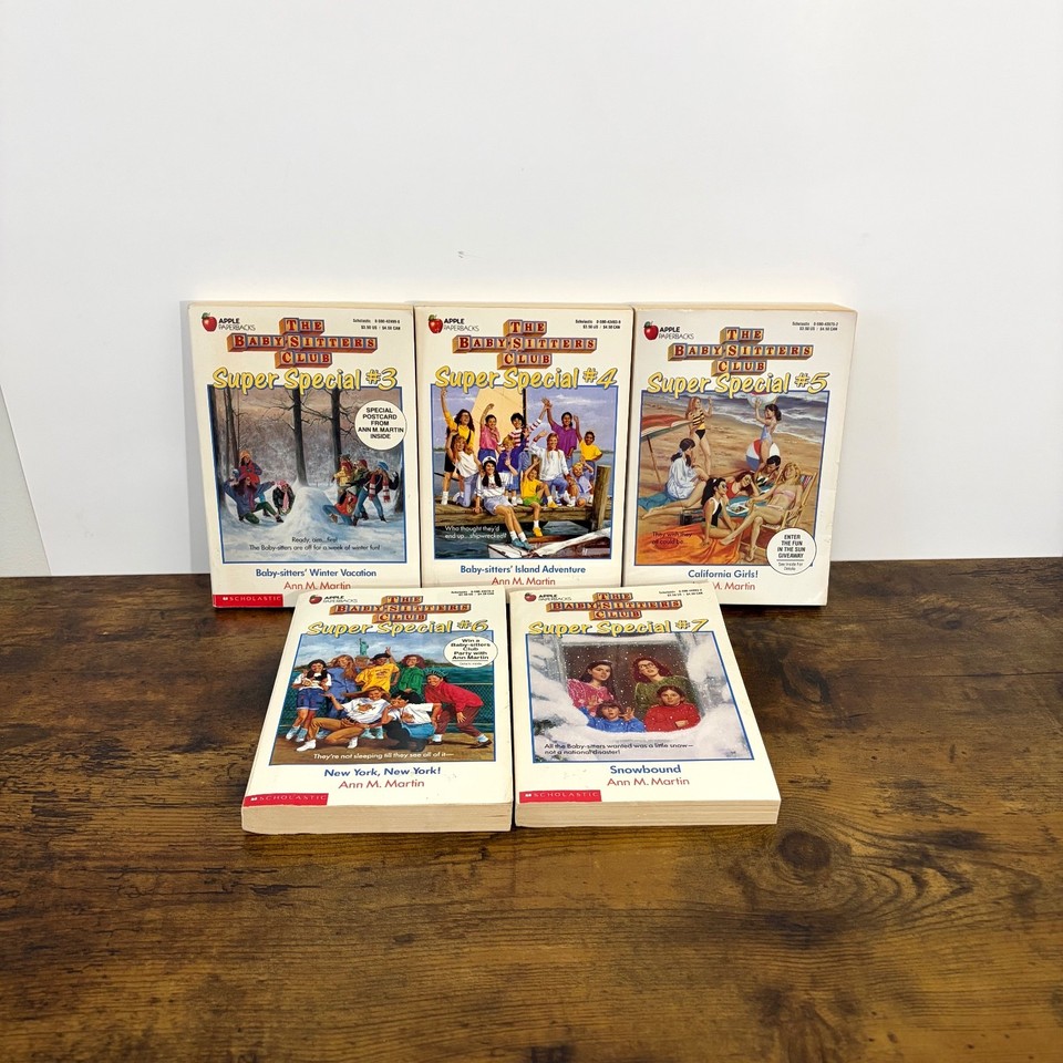 Lot 5 VTG Babysitters Club Super Special book, Ann M. Martin (USA ...