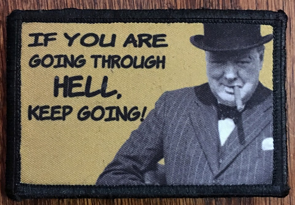 WWII General George S Patton Quote Morale Patch Military Tactical Army ...