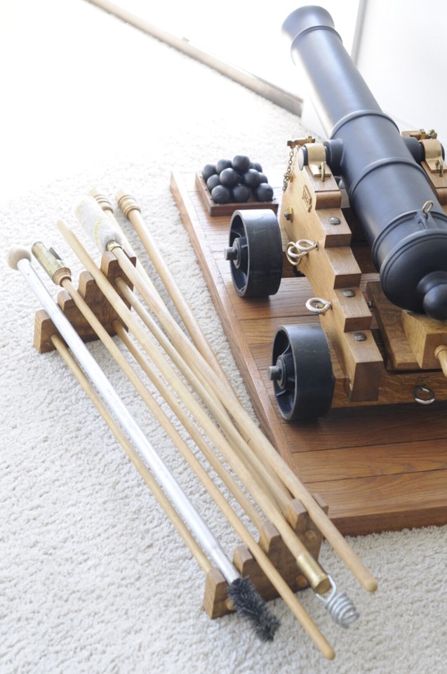 2ft VINTAGE WORKING BLACK POWDER SIGNAL CANNON PIRATE SHIP WAR CIVIL ...