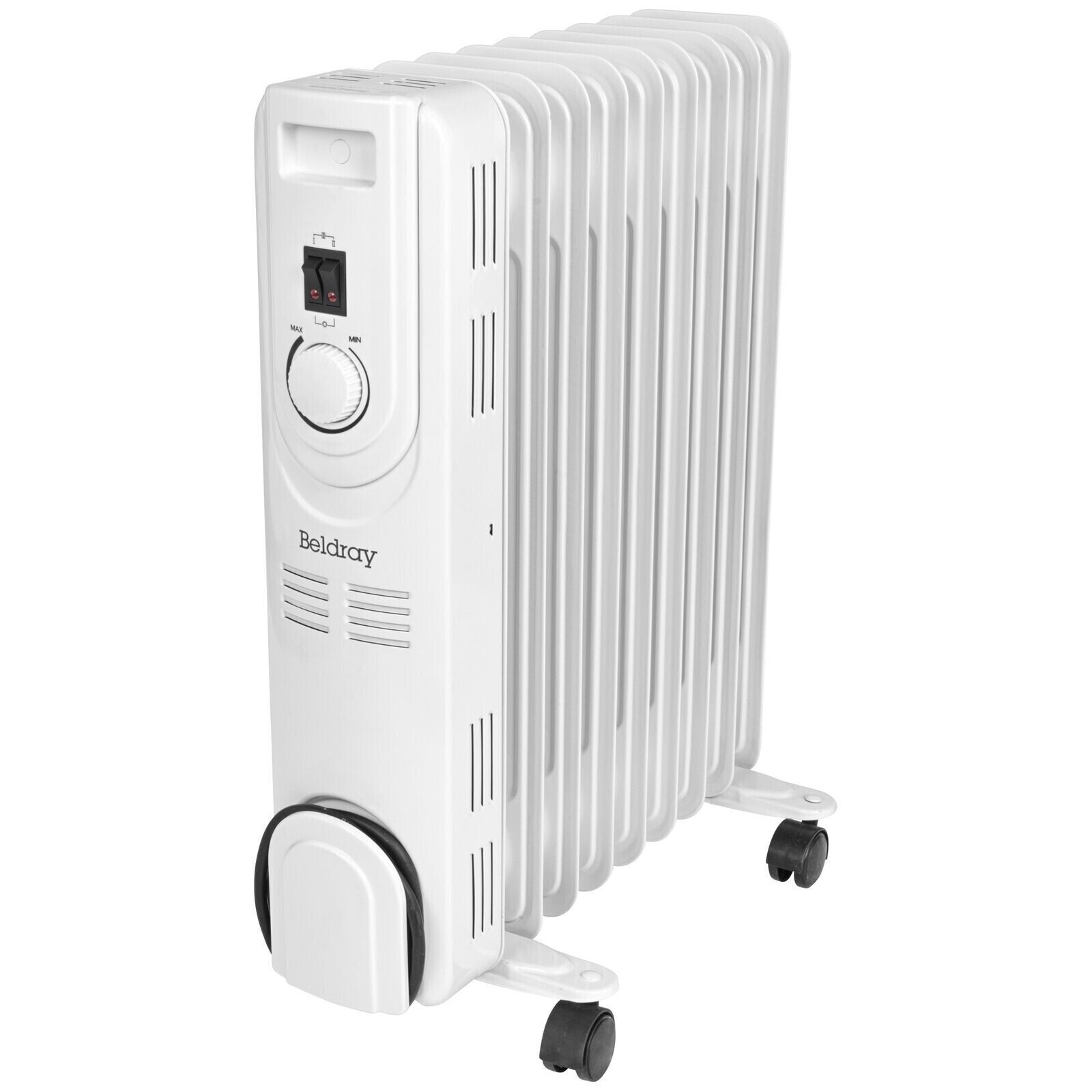 Beldray EH3749 9 Fin Oil-Filled Radiator - White for sale online | eBay UK