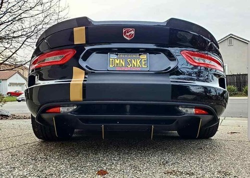 2013-2017 Dodge Viper ACR Style Diffuser Blade Kit GT GTS SRT TA Gen5 ...