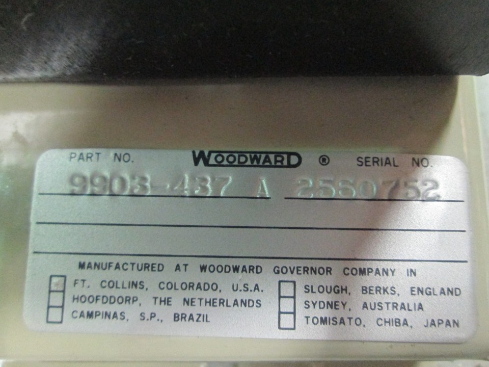 Woodward Governor Co. Resistor P/N: 9903-437 A 65 PR For DG-E (New) | eBay